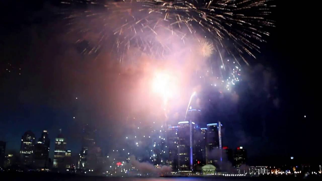 Canada Day, Fireworks, Windsor June 27th, 2016 - YouTube