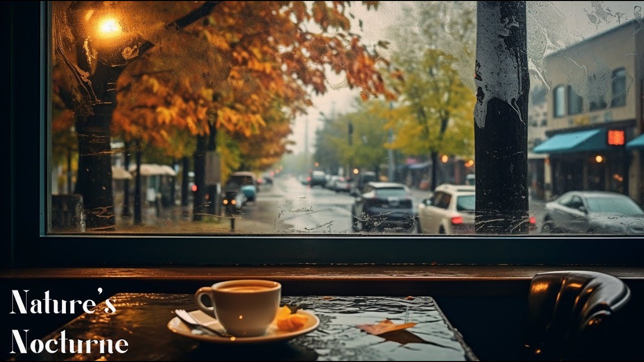 Cozy Coffee Shop Rain Ambience ☕ | Relaxing Rain Sounds | White Noise ...