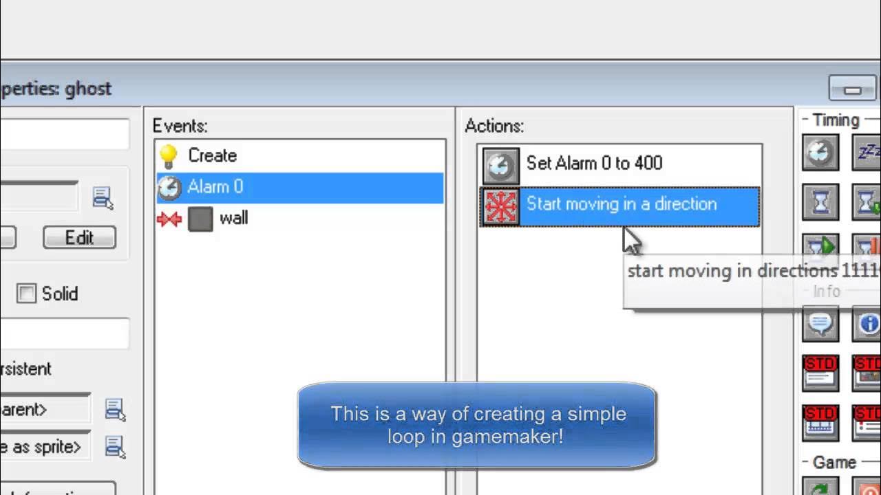 Gamemaker - adding difficulty to a maze game. - YouTube