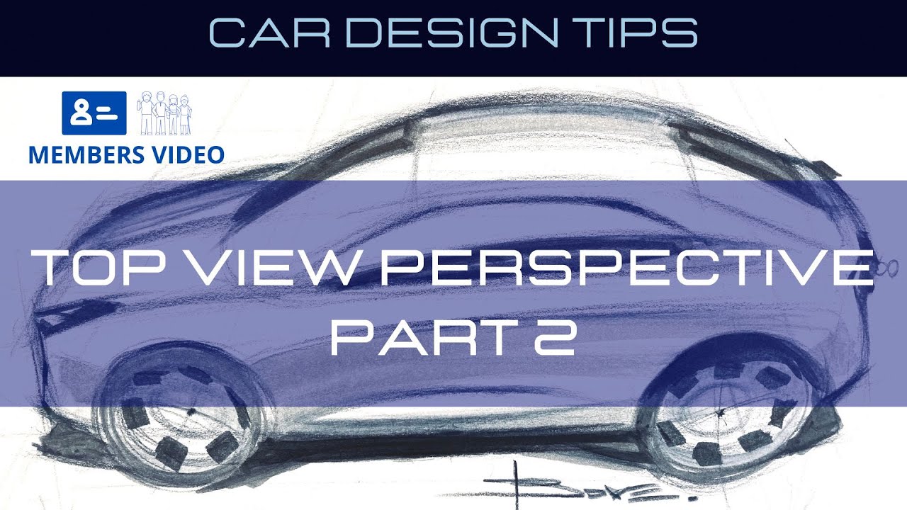Easy Top View Car Drawing For Beginners! - YouTube