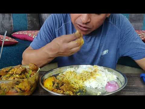 Buff Gravy, Buff Fry & Rice Eating Show - YouTube