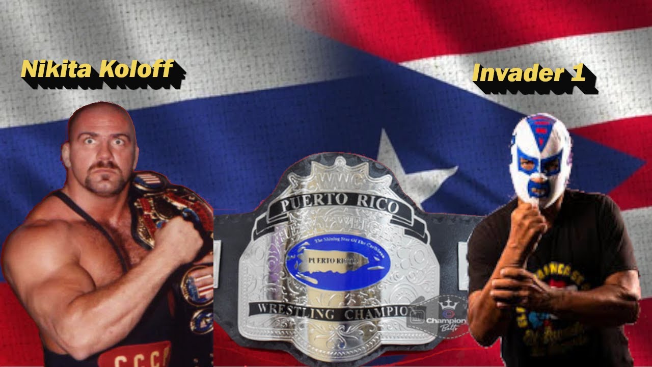 UFW -Invader numero 1 vs Nikita Koloff - Campeonato de Puerto Rico WWC ...