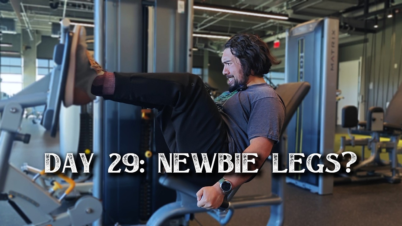 Last 15 Lbs: Day 29- Newbie Chooses (Spoiler: It's Leg Day) - YouTube