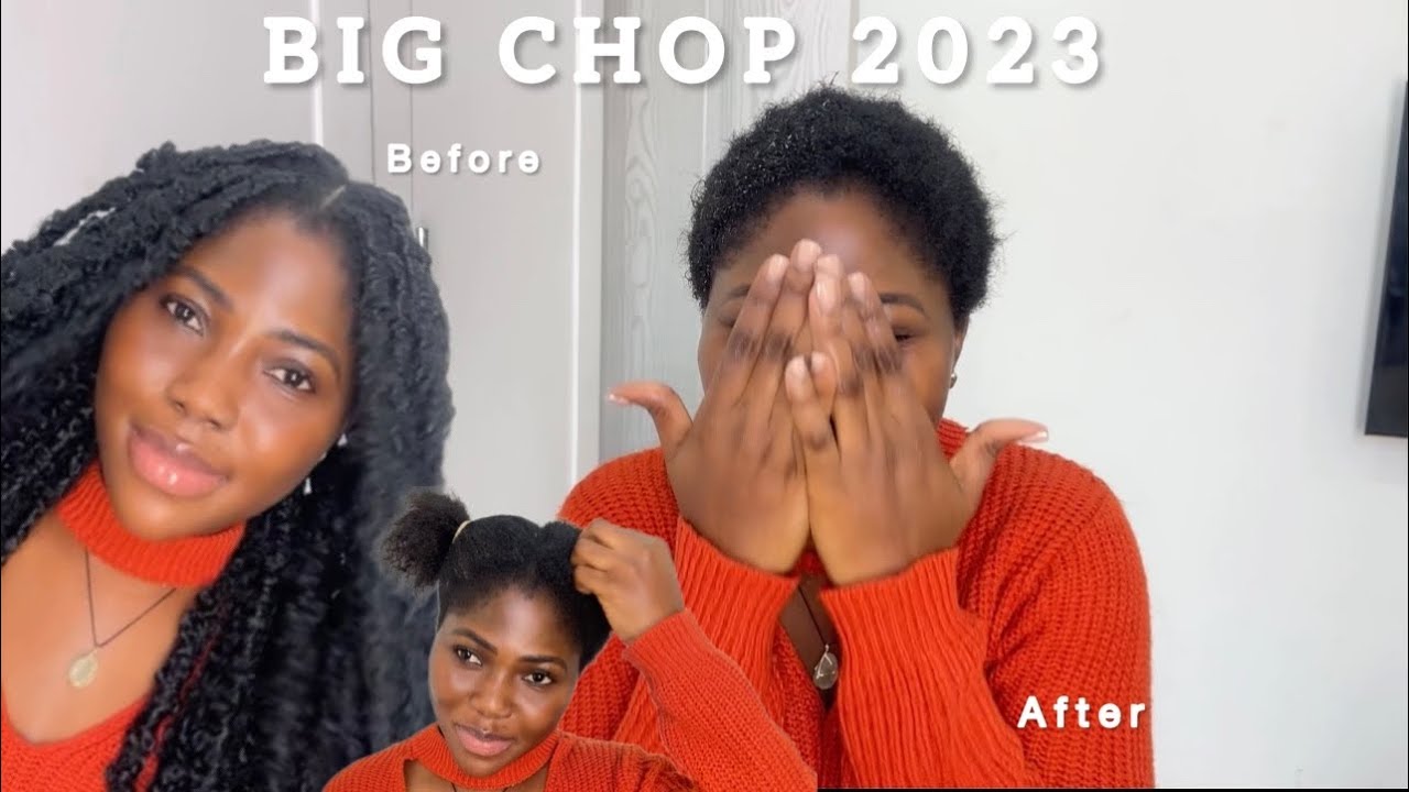 MY BIG CHOP 2023: STARTING MY NATURAL HAIR JOURNEY - YouTube