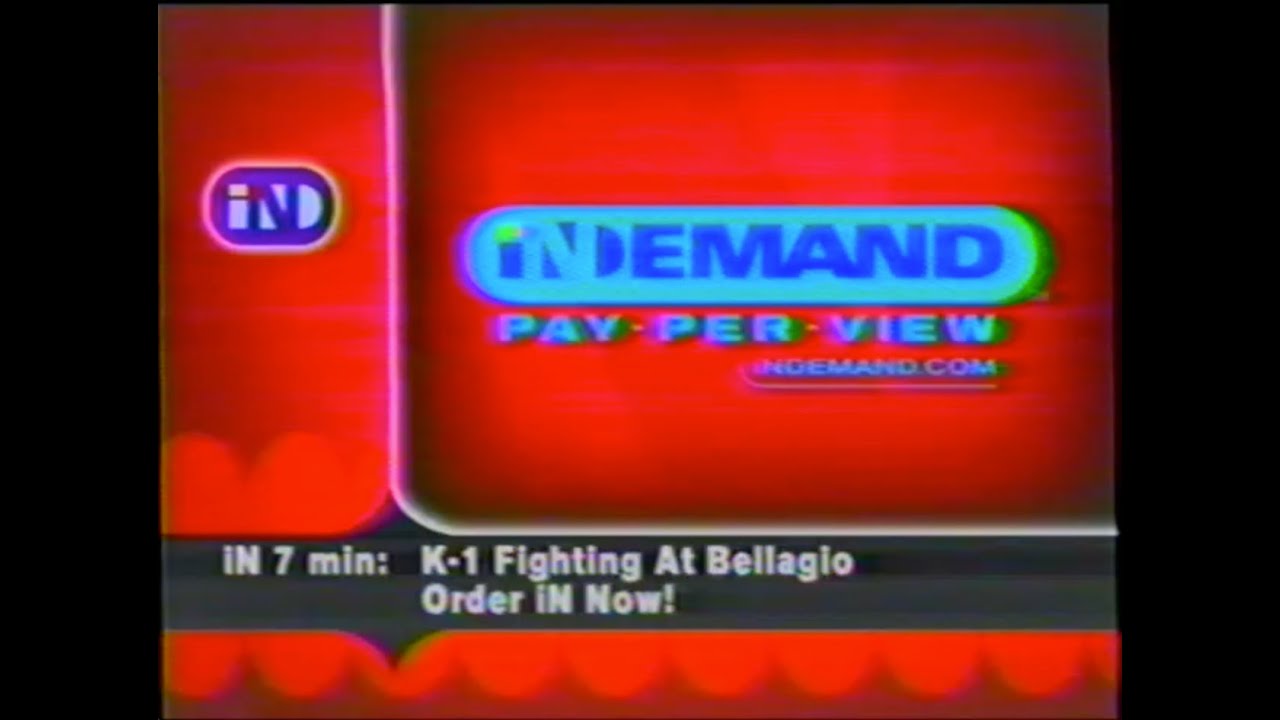 In Demand Pay Per View Bumpers - August 2003 - YouTube