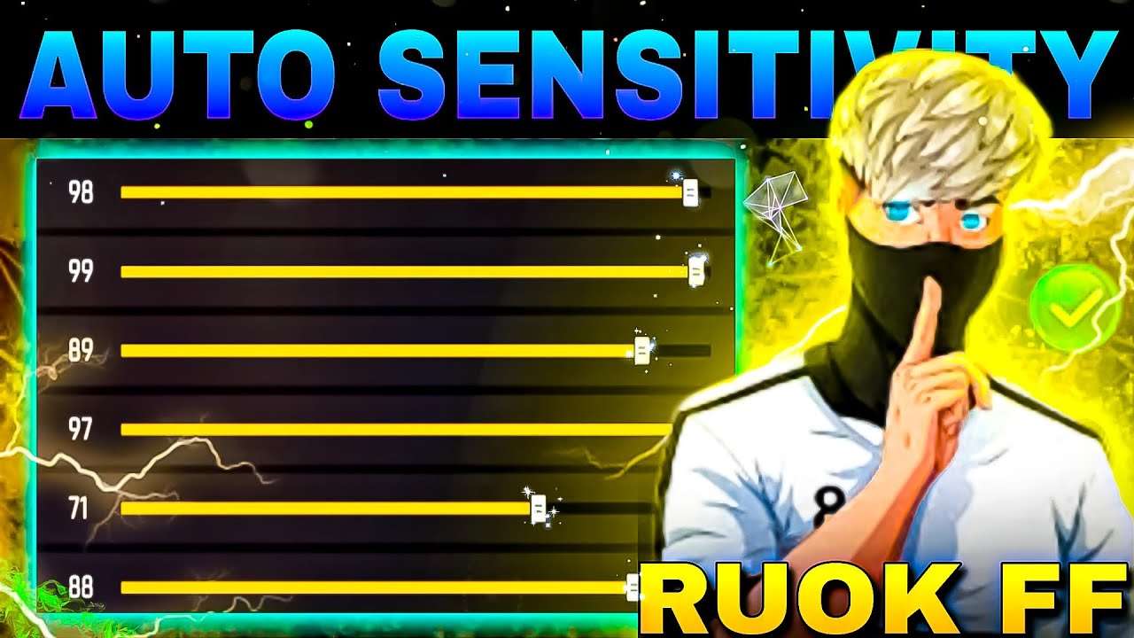 RUOK FF FULL CUSTOM HUD ⚙️ | AIMBOT 🎯 FREE FIRE CONTROL SETTING ...