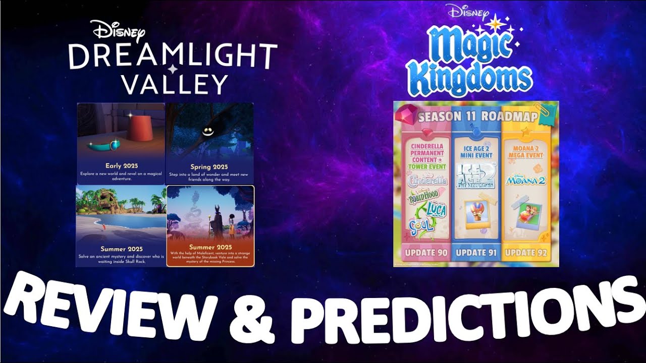 Roadmap Predictions 2025 | Disney Dreamlight Valley - YouTube