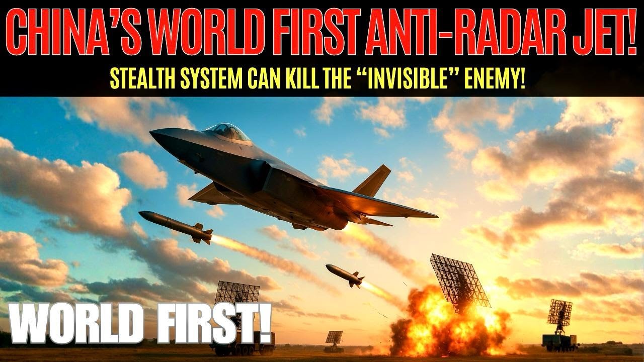 China’s World-First Stealth Jet With Anti-Radar Missile Revealed! - YouTube