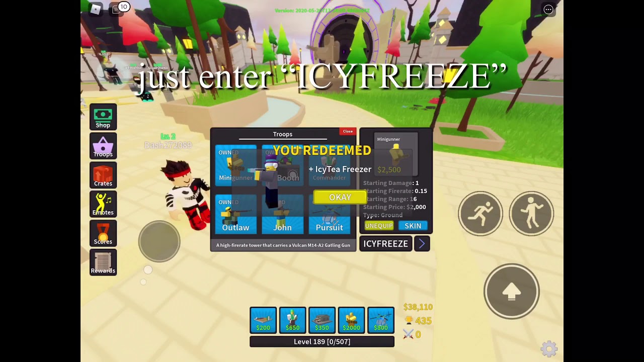 New Tower Skin For Freezer! (Tower Defense Simulator) - YouTube