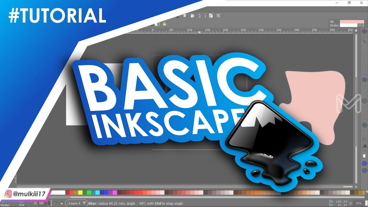 BASIC MENGGUNAKAN INKSCAPE - YouTube