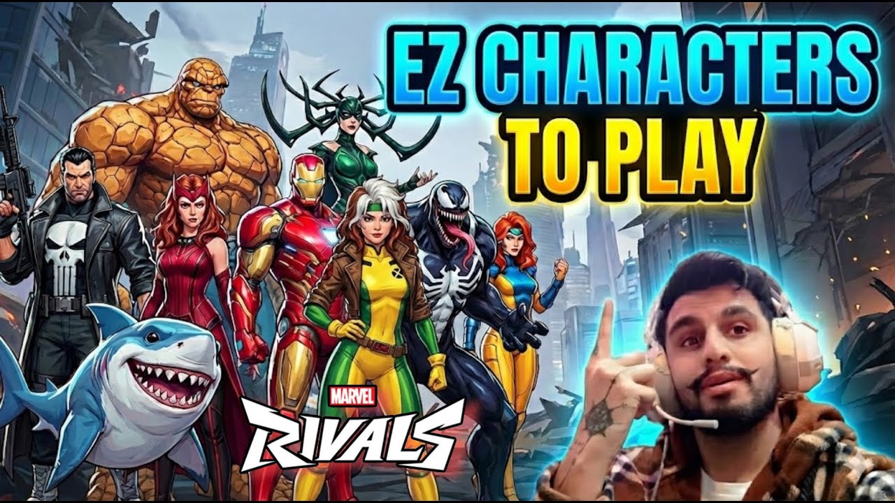 EZ characters to play and win in Marvel Rivals!! Marvel Rivals Gameplay ...