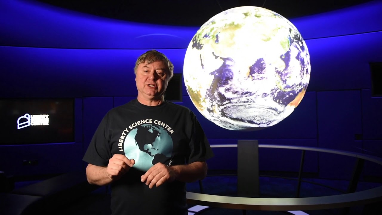 Science on a Sphere at Liberty Science Center - YouTube