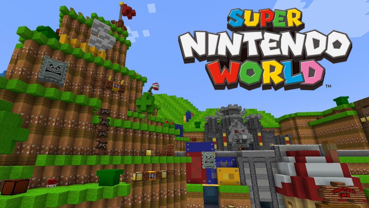 Super Nintendo World Entrance Music Mix Minecraft - YouTube