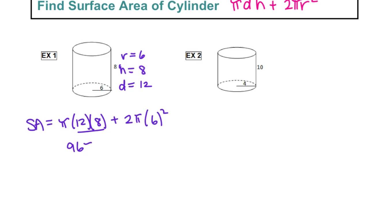 Cylinder Surface Area