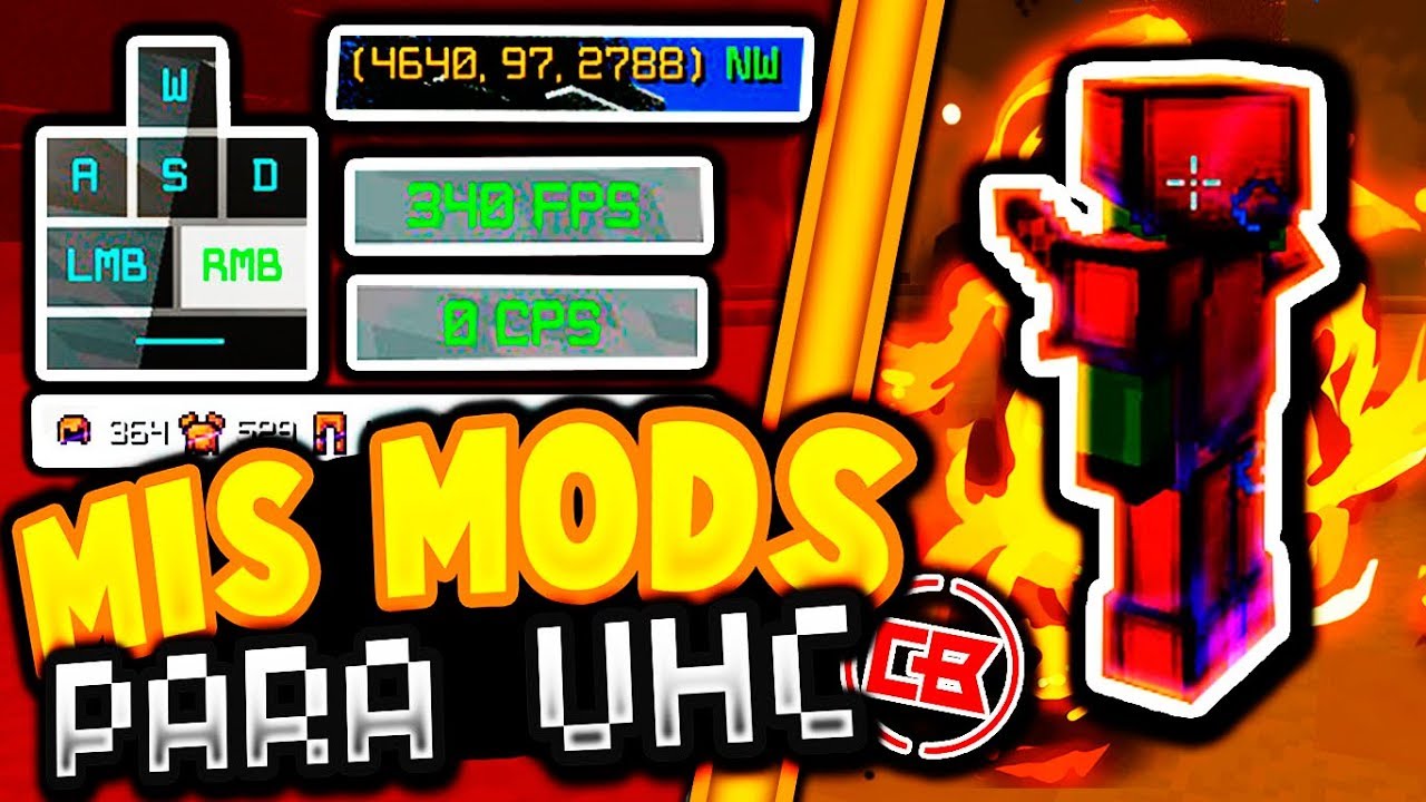 Los Mods Que Uso Para PvP - UHC (CheatBreaker Mods) - YouTube