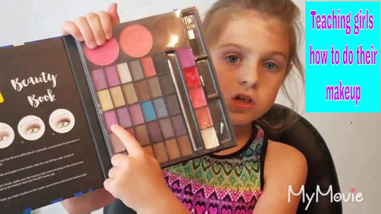 Teaching girls how to do their makeup - YouTube