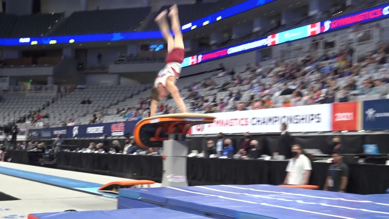 Ian Gunther - Vault - 2021 U.S. Gymnastics Championships - Senior Men ...