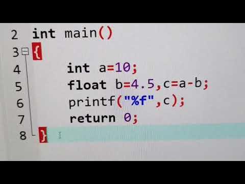 How to subtract in C language#coding#clanguage - YouTube