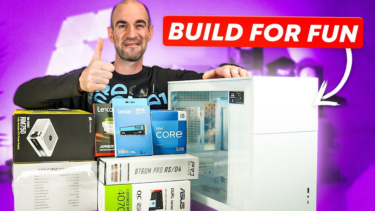 Build For Fun ! PC Gamer Full White à 1500€ - YouTube