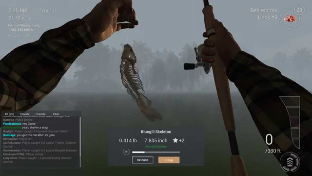 Fishing Planet: Bluegill Skeleton - YouTube