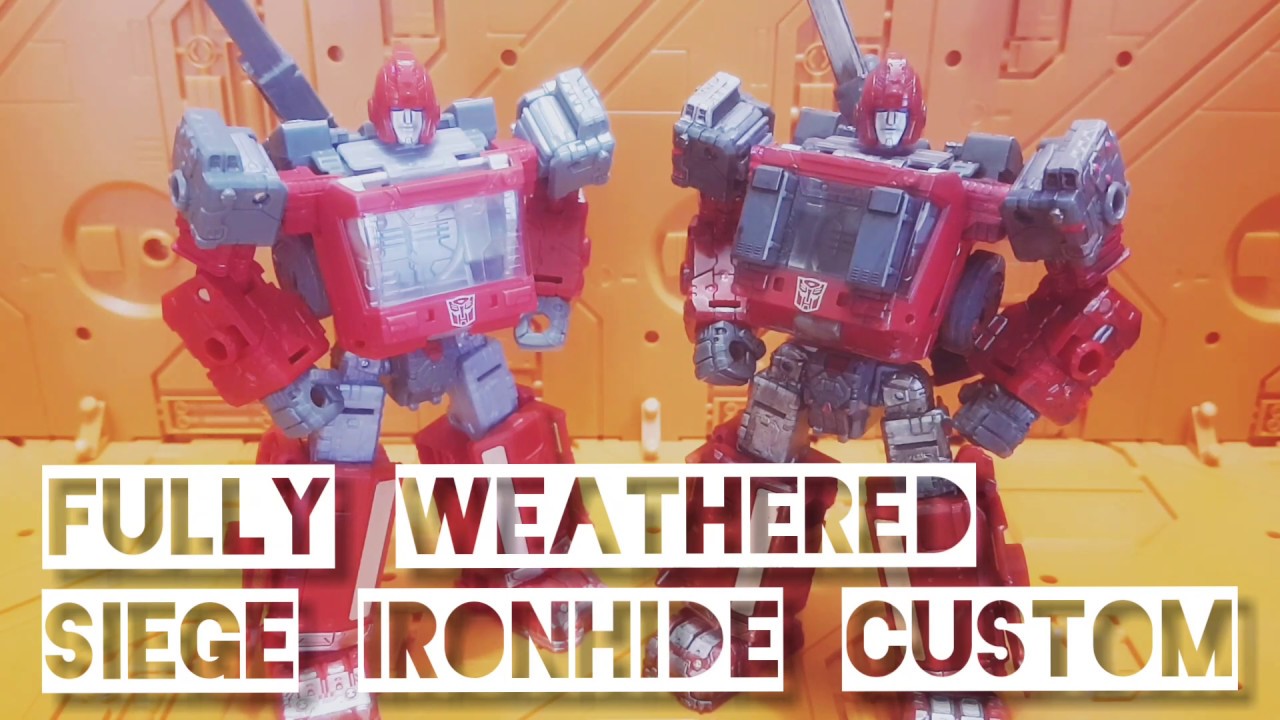 CUSTOM Siege Ironhide Transformer - YouTube