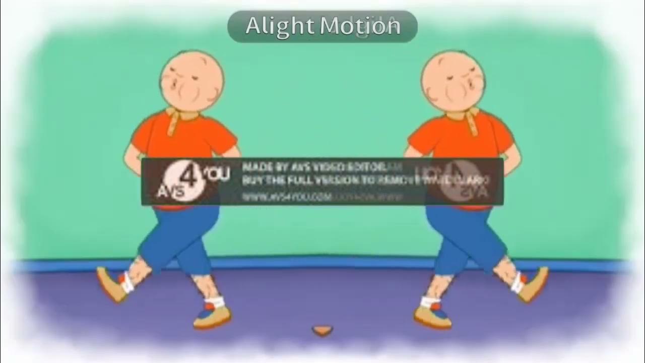 caillou the grown up theme song in low voice squared - YouTube