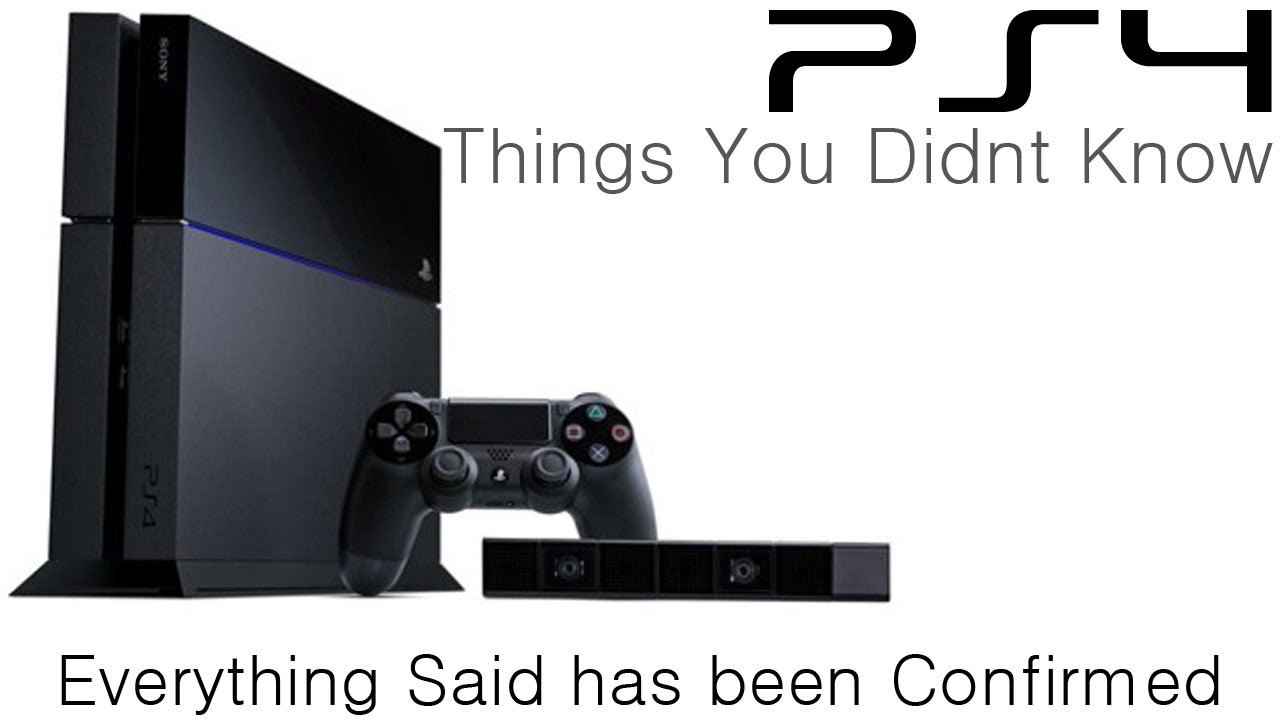 Things You Didn't Know About PS4 - YouTube