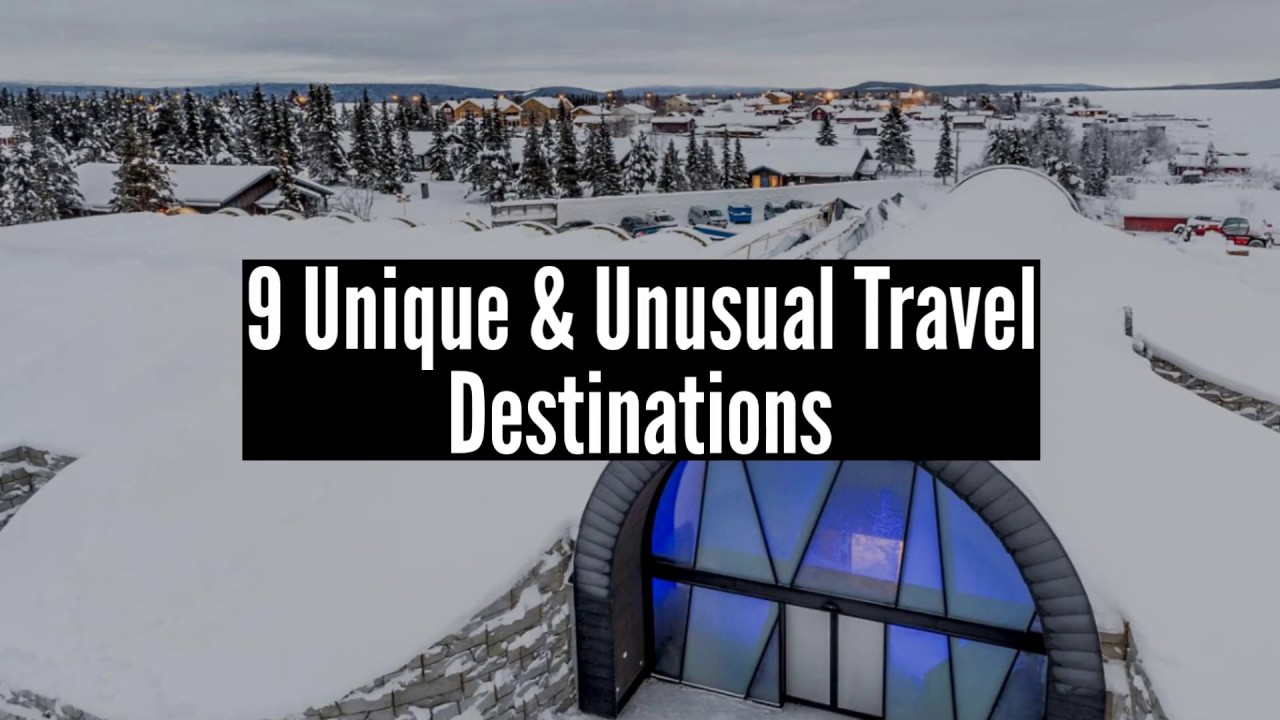 9 Unique & Unusual Travel Destinations that actually exist - YouTube
