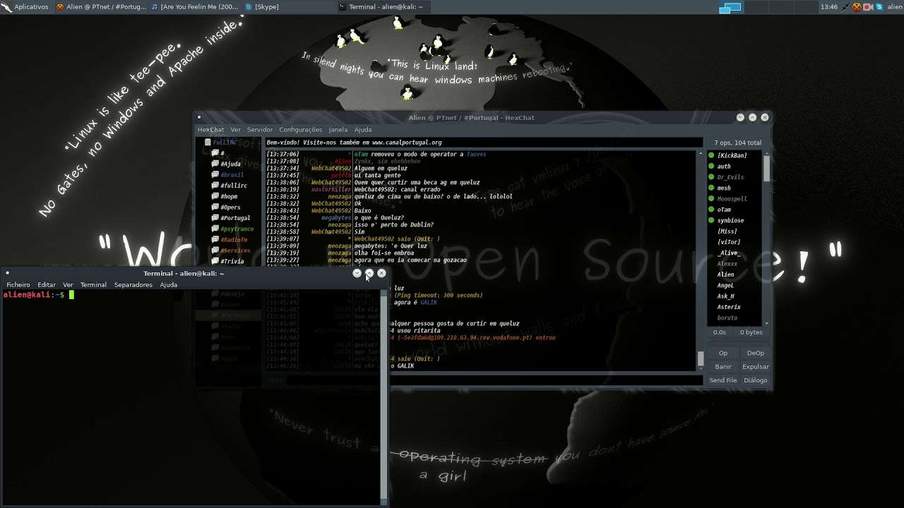 kali linux xfce com Compiz - YouTube