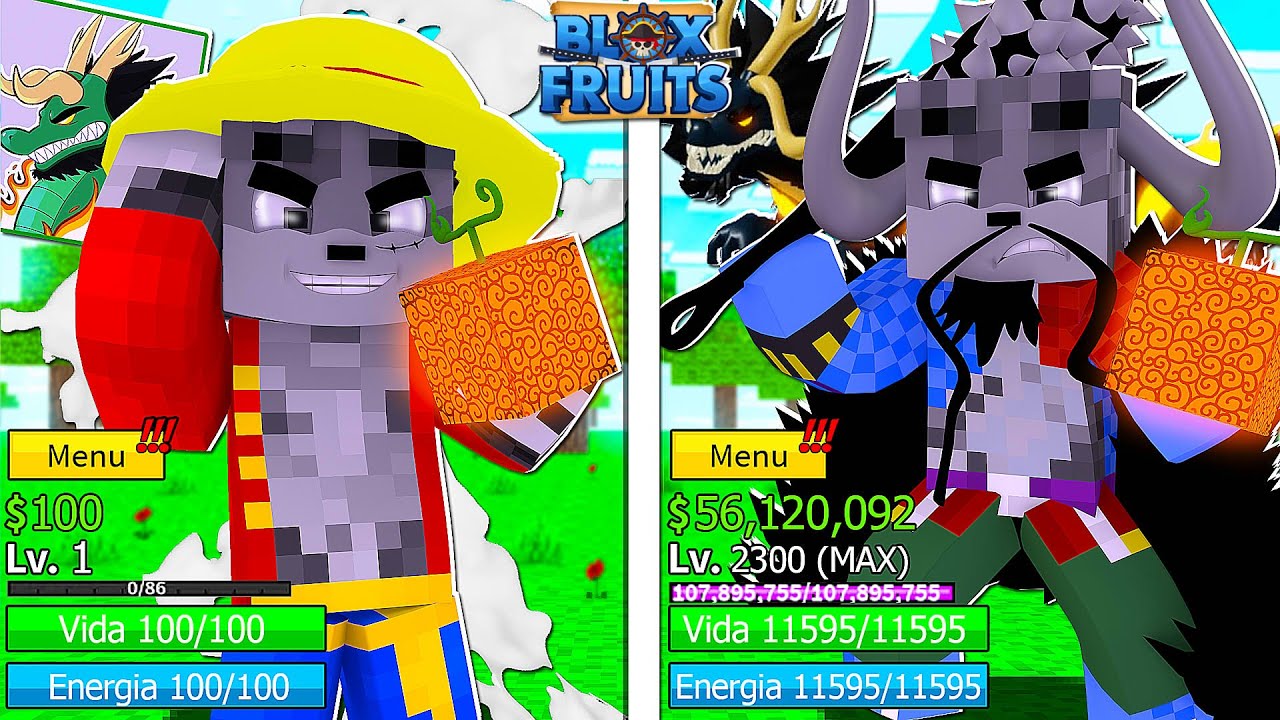 Upei do Level 1 ao 700 em 3 Horas na Nova Addon de Blox Fruits de One ...