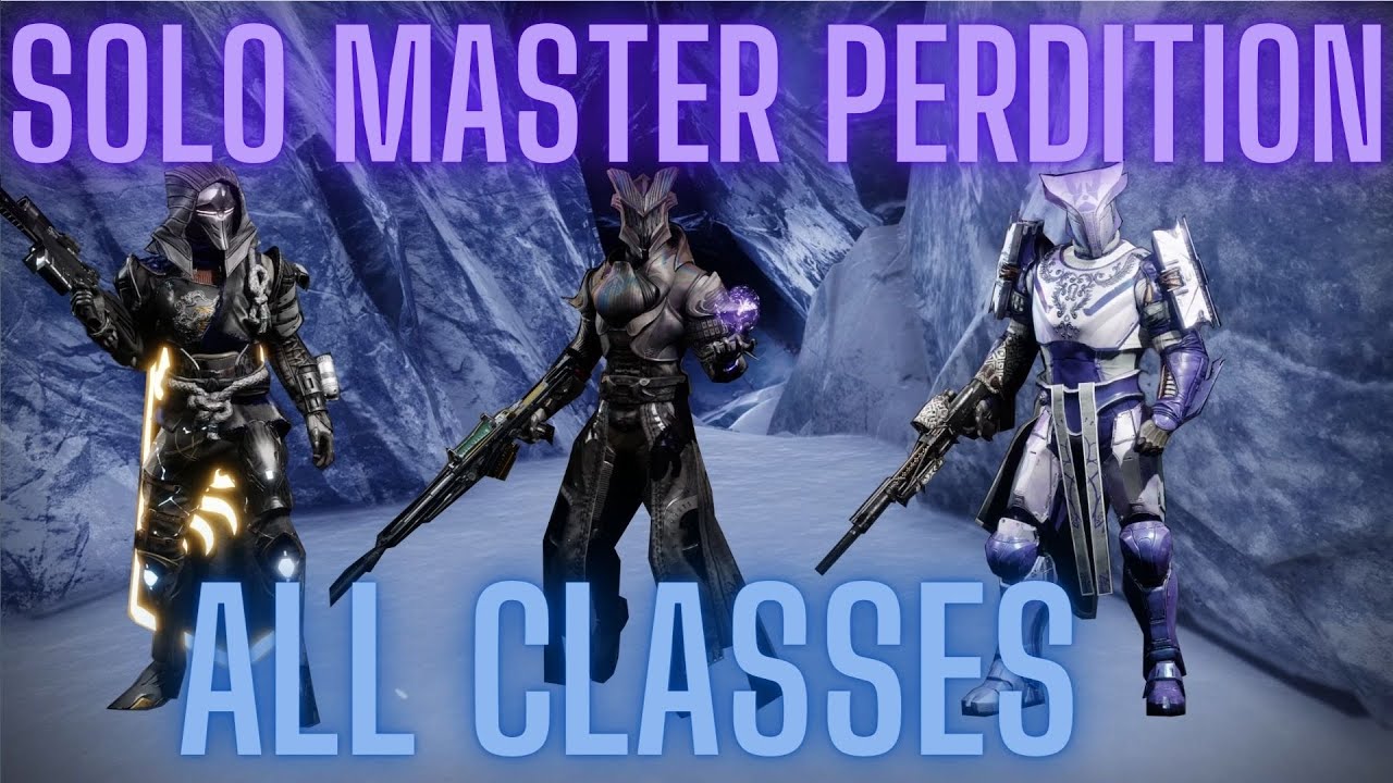 Solo Master Perdition Lost Sector Build Guide - All Classes | Destiny 2 ...