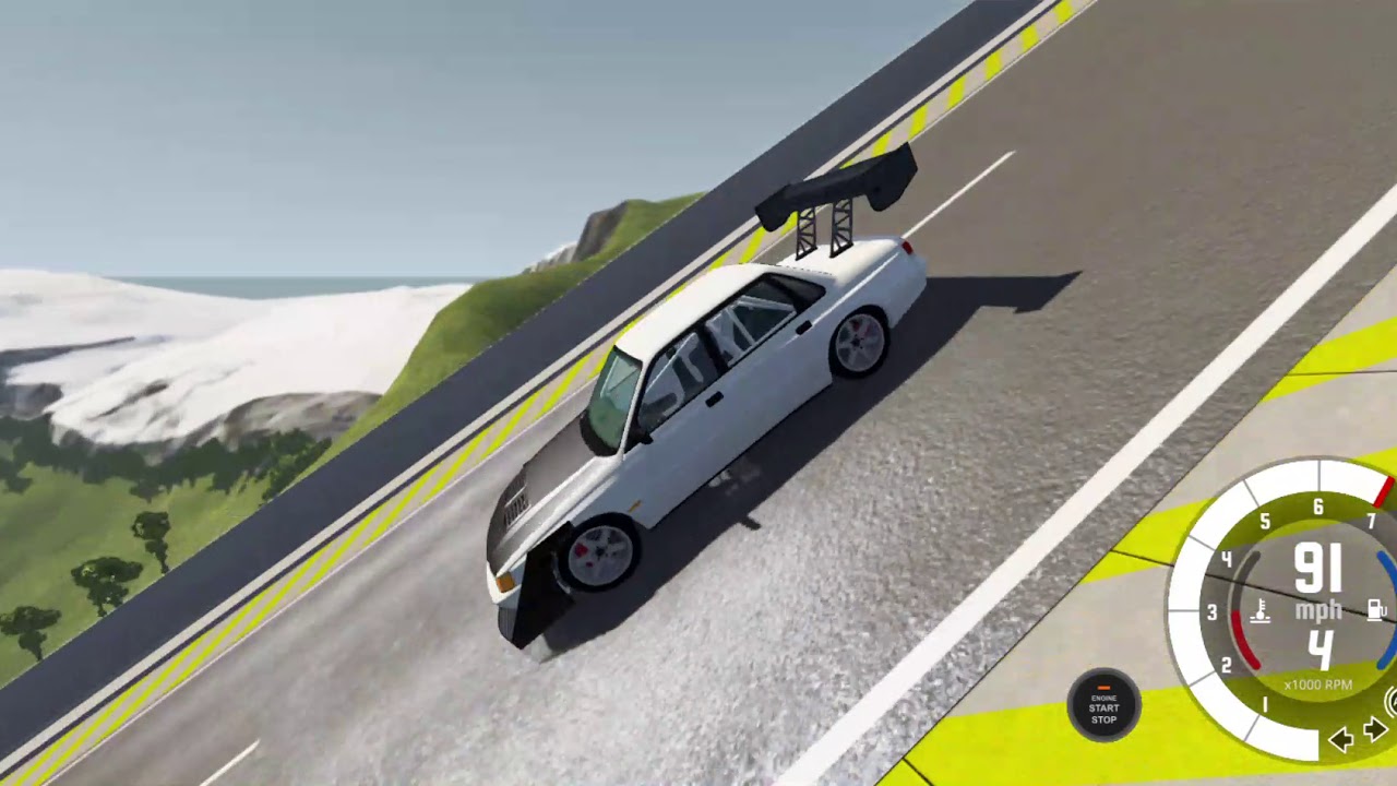 having some fun on the car jump arena (beamng drive) - YouTube