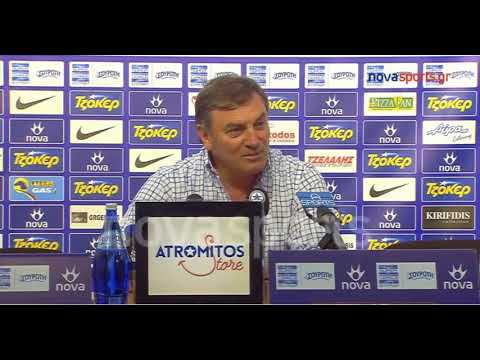 Μπαμπης Τεννες μετα αγωνα με Ατρομητο - YouTube