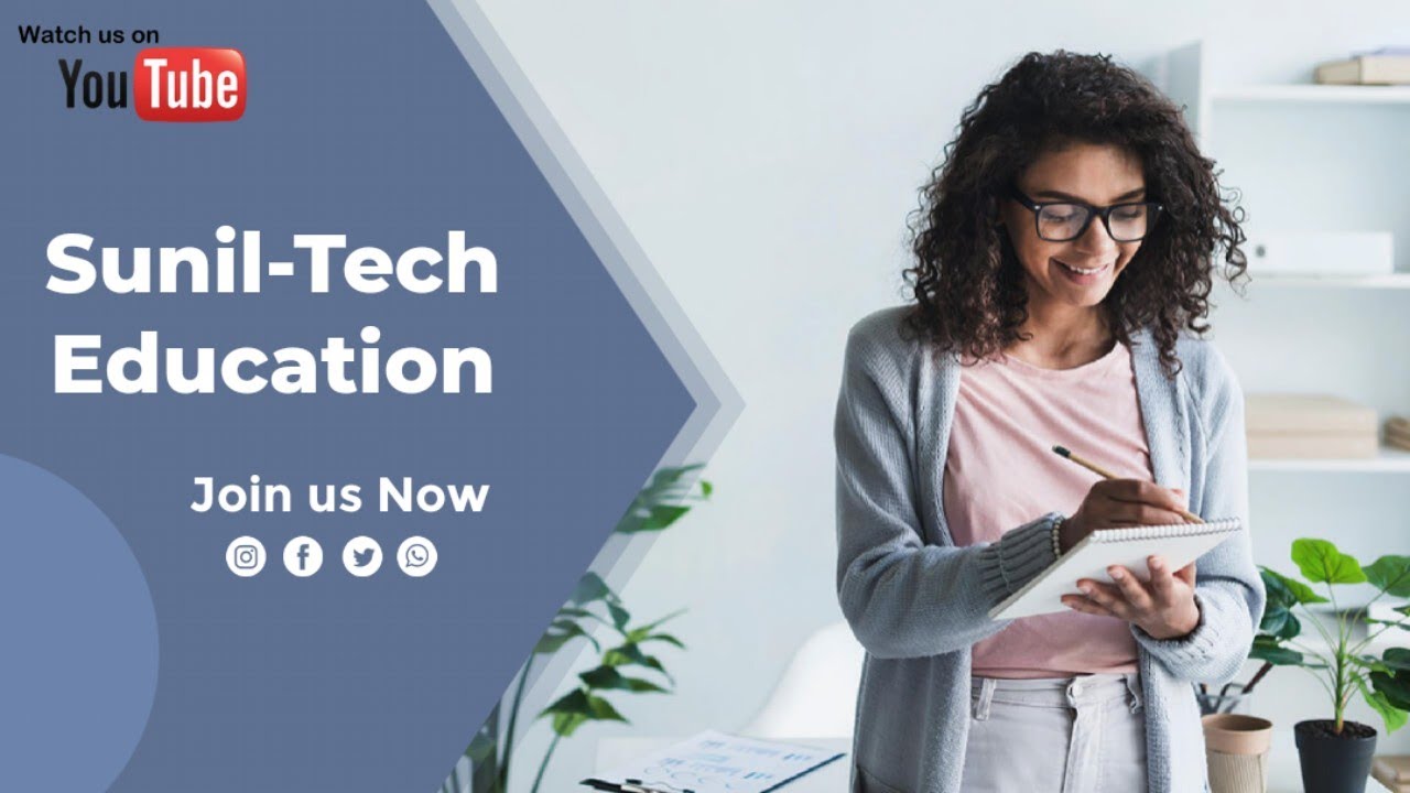Sunil-Tech Education™ | Subscribe to Learn Computer Skills now! - YouTube