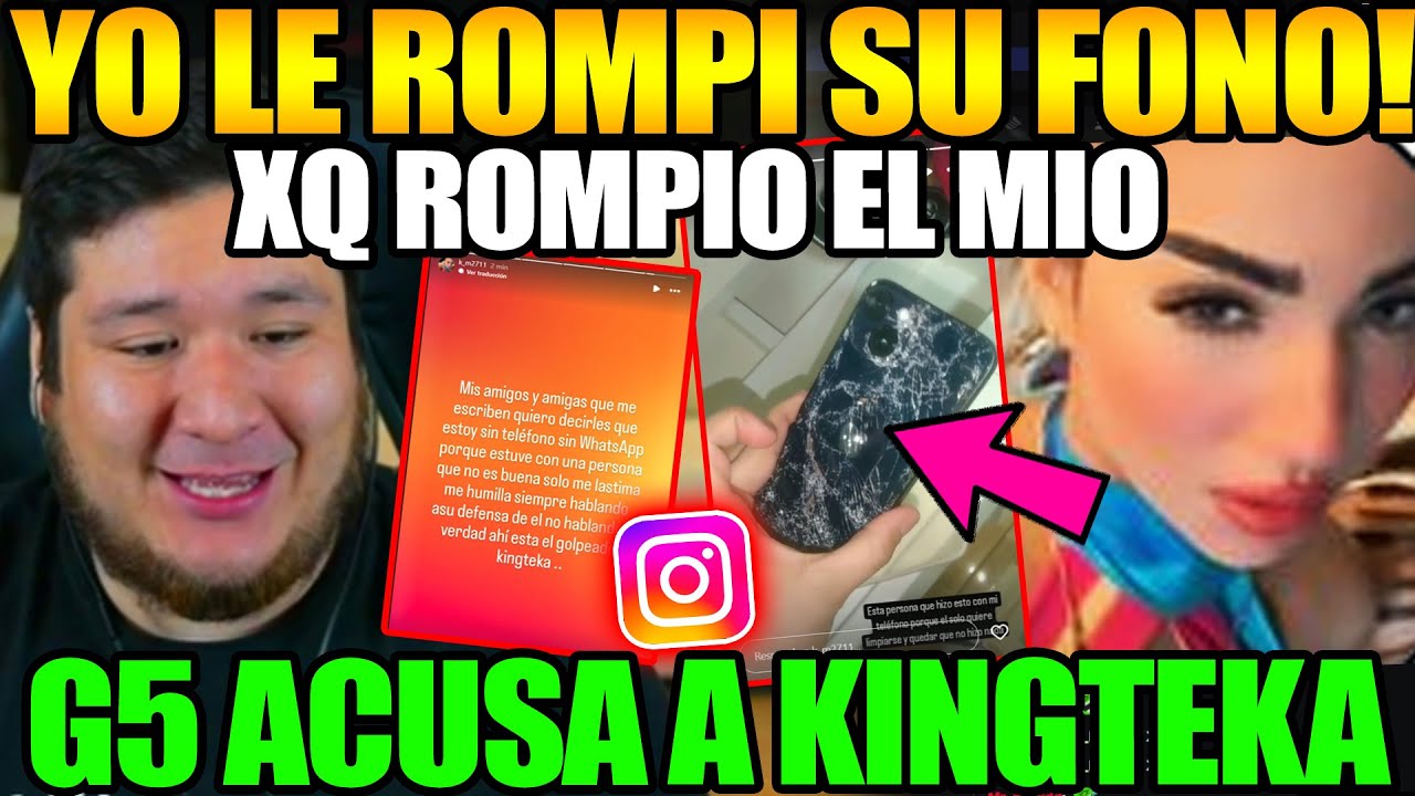 G5 ACUSA A KINGTEKA EN REDES DE ROMPERLE SU CELULAR DE 3000 SOLES ...