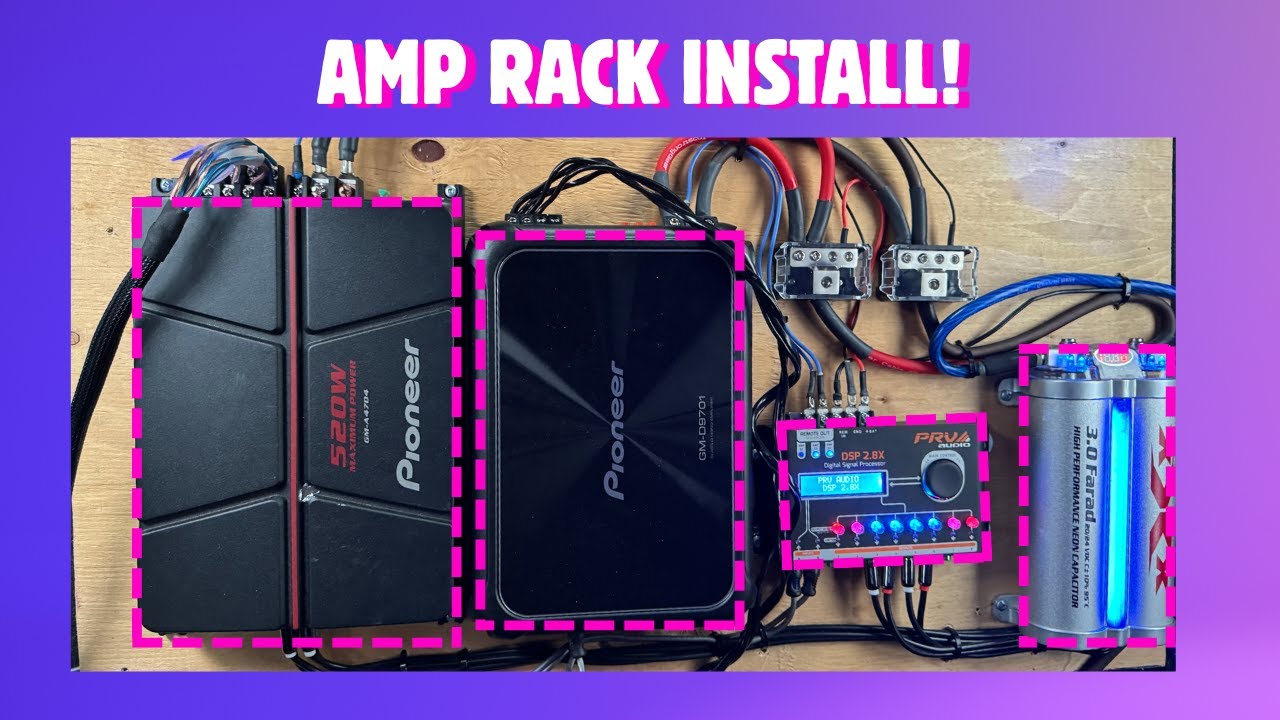 Upgrading My Car Audio Setup | Amp Rack Build + Speaker Box Install ...