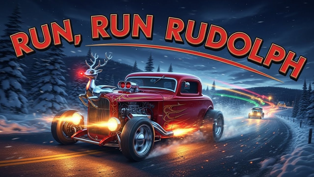 Run Rudolph Run (1958) - Chuck Berry cover song - YouTube