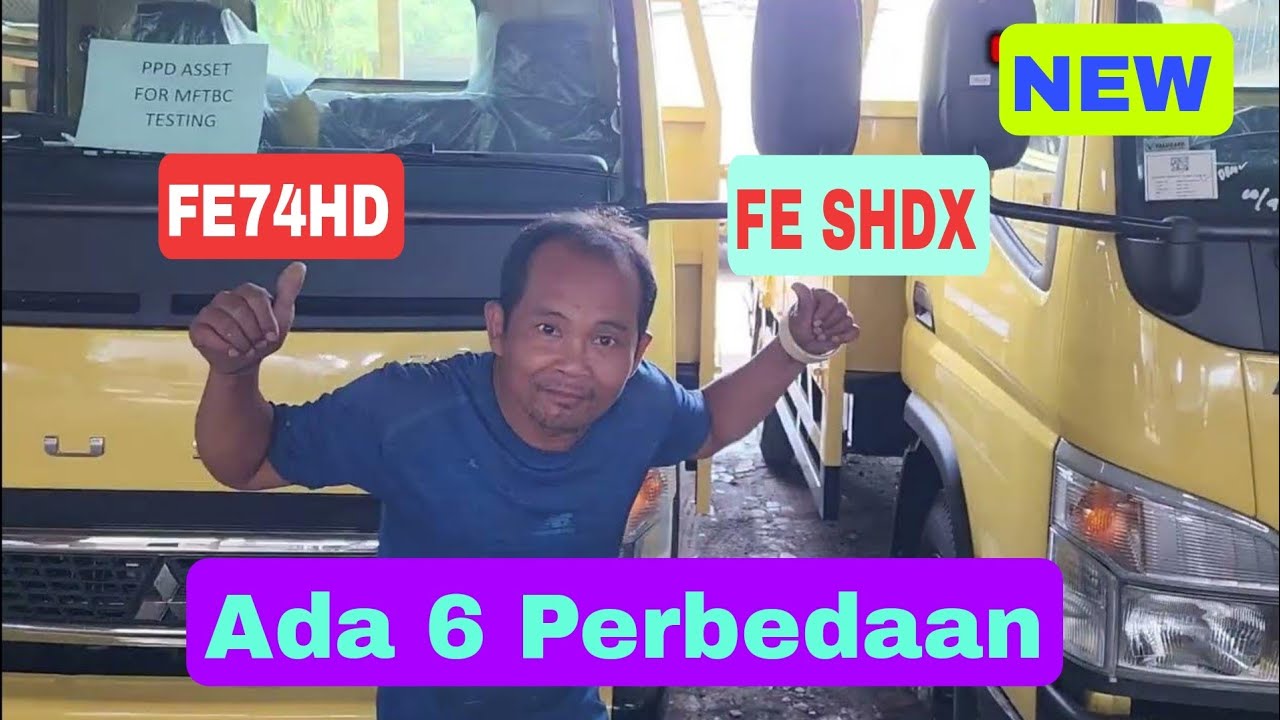 review enam perbedaan mitsubishi fuso canter fe 74 hd dengan fe shdx ...