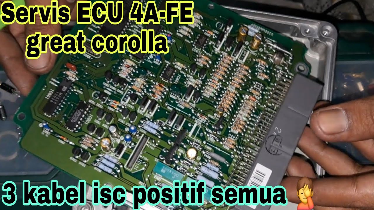 Servis ECU great corolla 4A-FE - YouTube