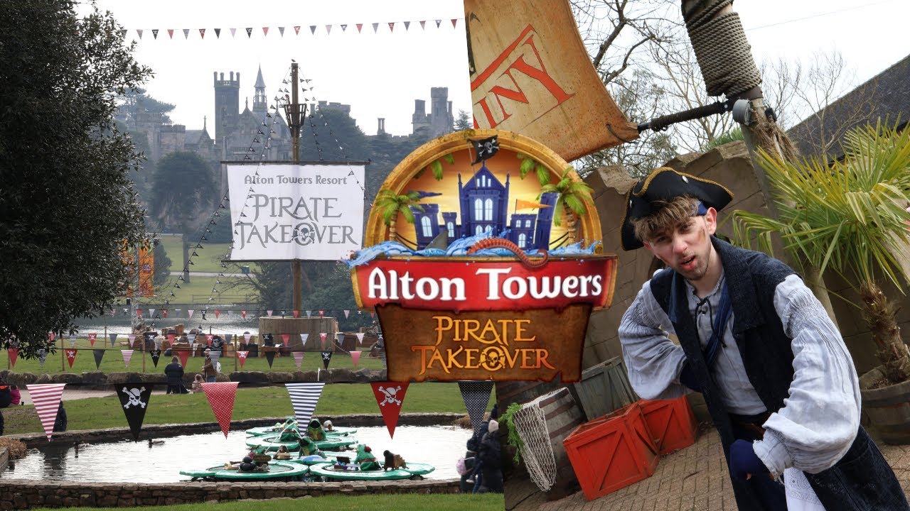 PIRATE TAKEOVER | ALTON TOWERS PIRATE TAKEOVER VLOG FEBRUARY 2025 - YouTube