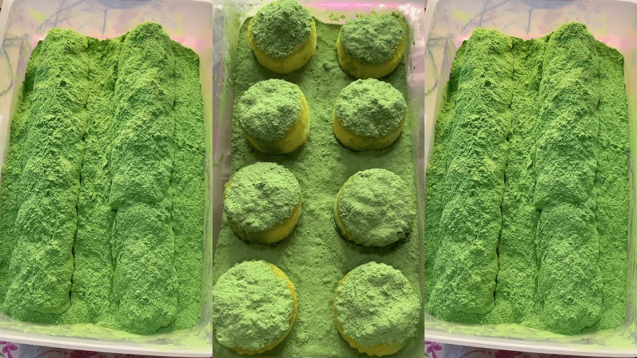 얼음먹방 HEAVY MATCHA POWDER BLOCK ICE EATING ASMR 💚🍵 녹차 | Матча - YouTube