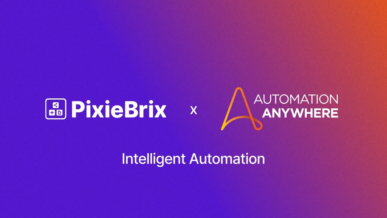 Access Intelligent Automation on any webpage with PixieBrix. - YouTube
