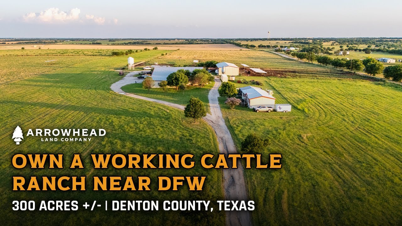 LAND FOR SALE: 300 Acre +/- Working Ranch in Denton County, Texas ...