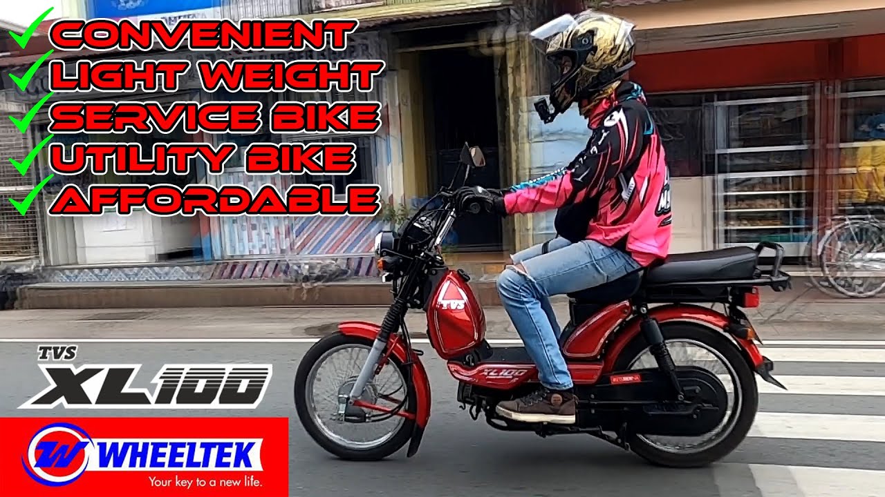TVS XL-100 Premium Review/Walkaround | Wheeltek Philippines - YouTube