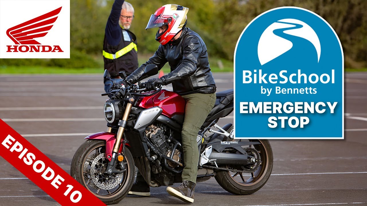 How to Master a Motorcycle Emergency Stop | Better Riding - YouTube