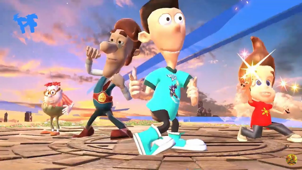 (TEAMS) SPONGEBOB VS JIMMY NEUTRON 8 PLAYER SMASH!! - YouTube