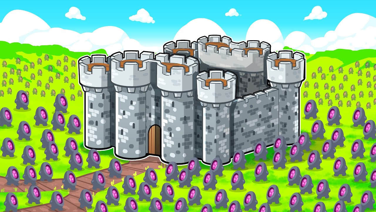 Upgrading my castle to DEFEND against swarms of enemies! - YouTube