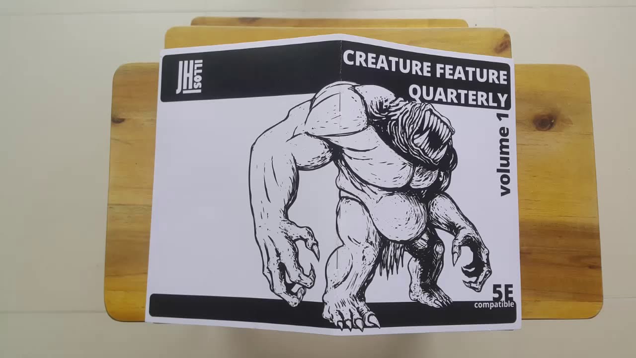 Creature Feature Quarterly vol. 1 (5e) promo vid 111219 - YouTube