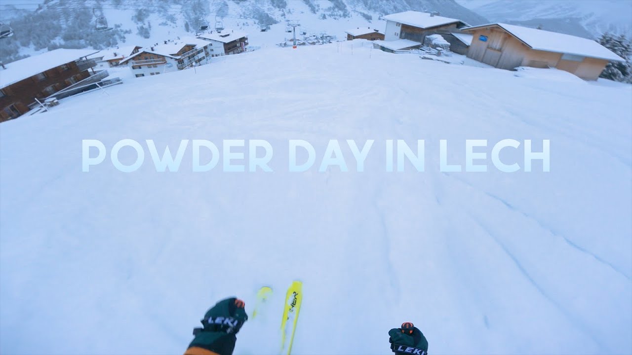 Powder day in Lech - YouTube