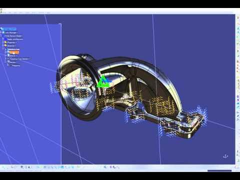 Modal Analysis with CATIA V5-6 Generative Structural Analysis - YouTube